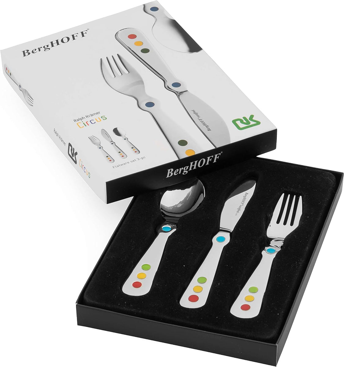BergHoff Essentials 3 piece flatware set Circus – Deco Housewares